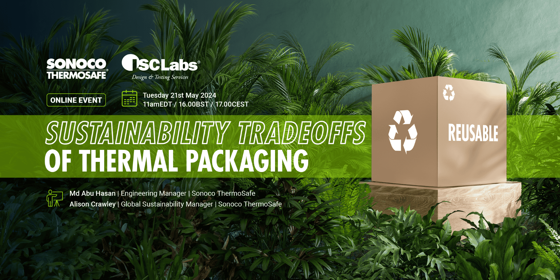 Online Event: Sustainability Tradeoffs of Thermal Packaging - ThermoSafe